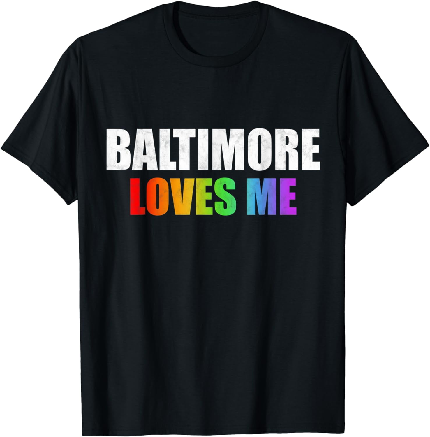Baltimore Gay Pride LGBT Rainbow Love Maryland Lesbian Gifts T-Shirt ...