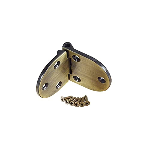 Baltimore Hardware Butler Tray Hinge, Brushed Antique Brass - 8 Pack ...