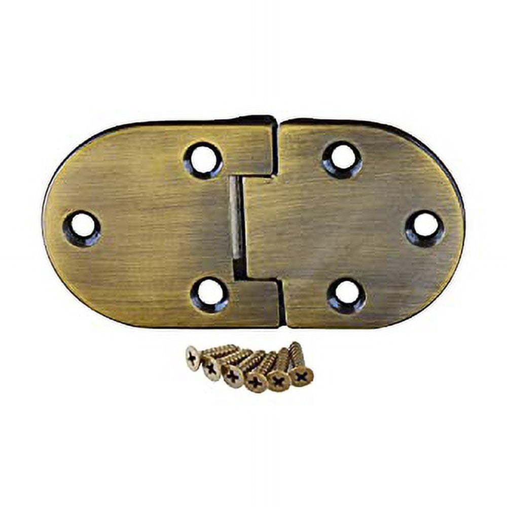 Baltimore Hardware Butler Tray Hinge in Brushed Antique Brass Finish ...