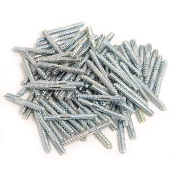 Baltimore Hardware Hanger Bolts, 1/4-20 x 2, High-Strength Zinc-Coated ...