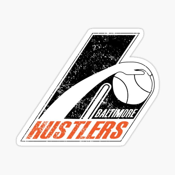 Baltimore Hustlers Distressed Logo - Defunct Basketball Team - 1975 ...