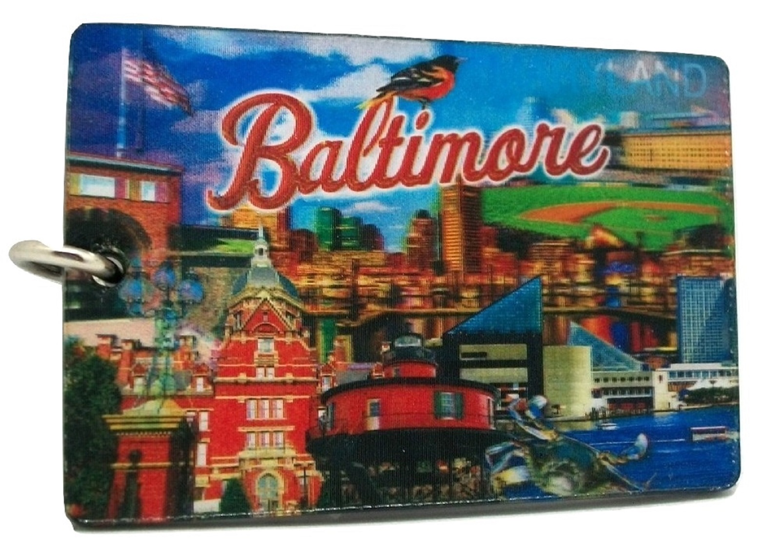 Baltimore Maryland Double Sided 3D Key Chain - Walmart.com