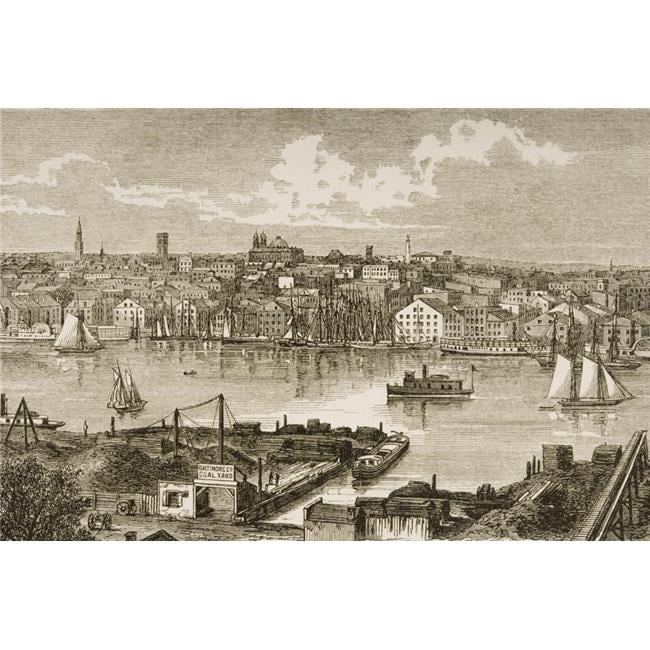 Baltimore Maryland In 1870S From American Pictures Drawn with Pen ...