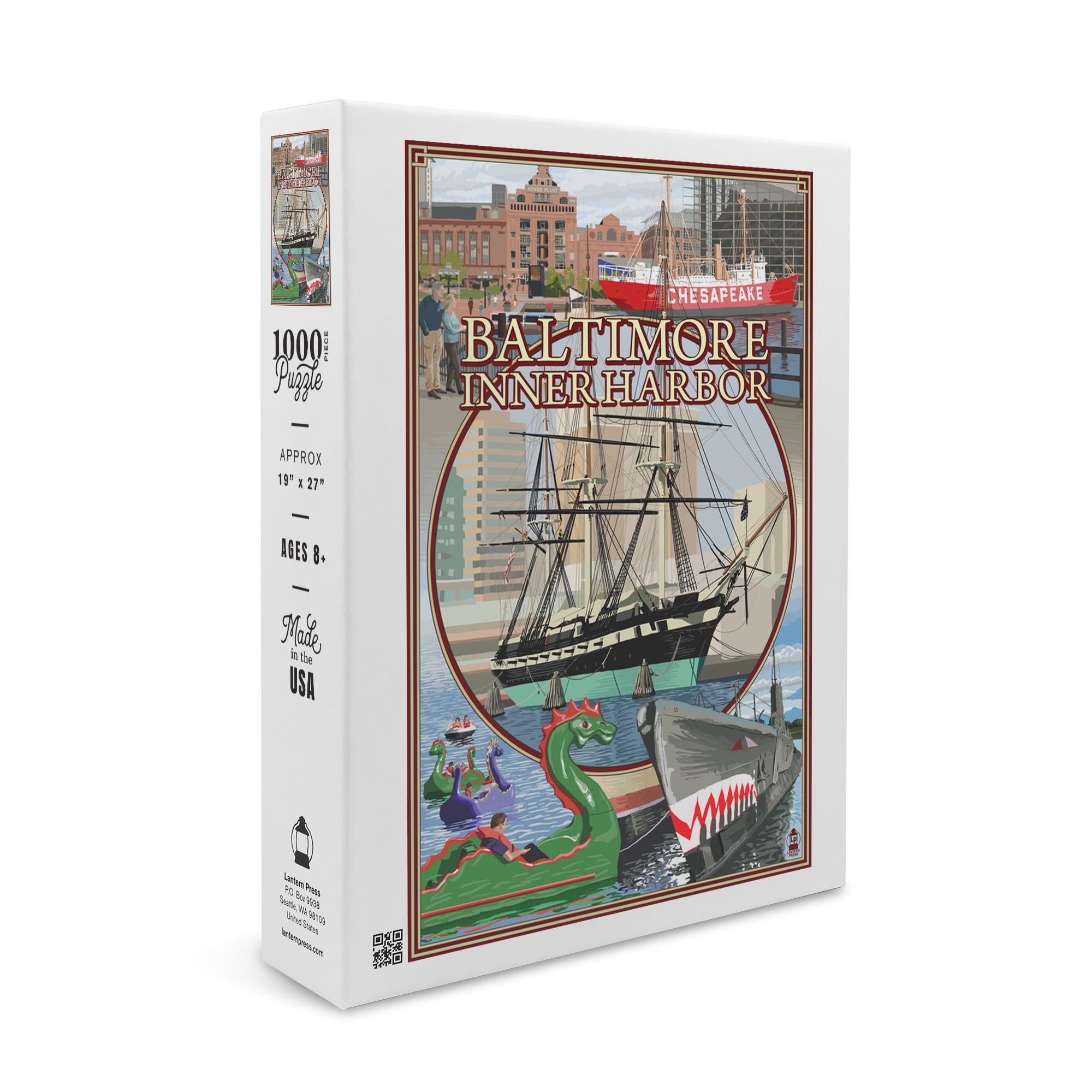 Baltimore, Maryland, Inner Harbor Scenes (1000 Piece Puzzle, Size 19x27 ...