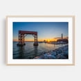 Baltimore Maryland Sunset Harbor Cityscape Boat Fine Scenic ...