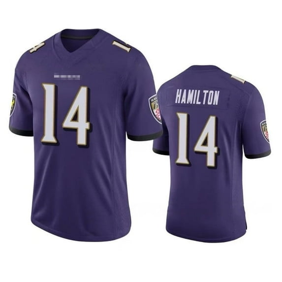 Baltimore Men's Replica Classic Jersey Hamilton 14 shirt Sports Game ...