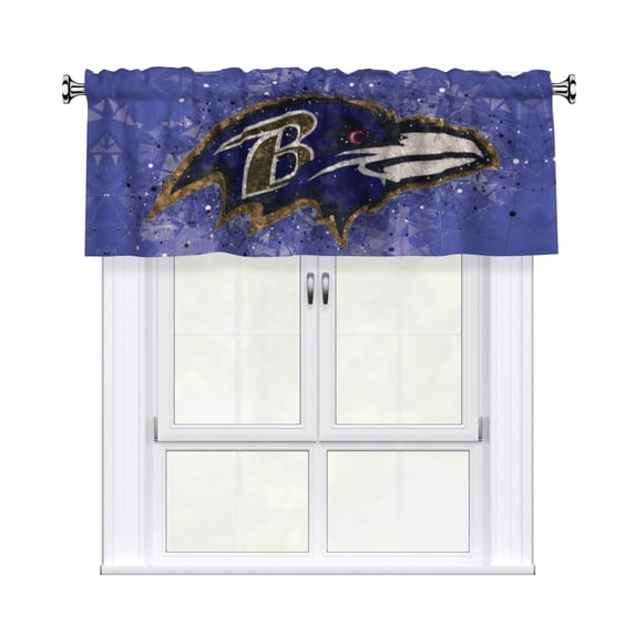 Baltimore New Football Team Blackout Valance Curtains 54x18in ...