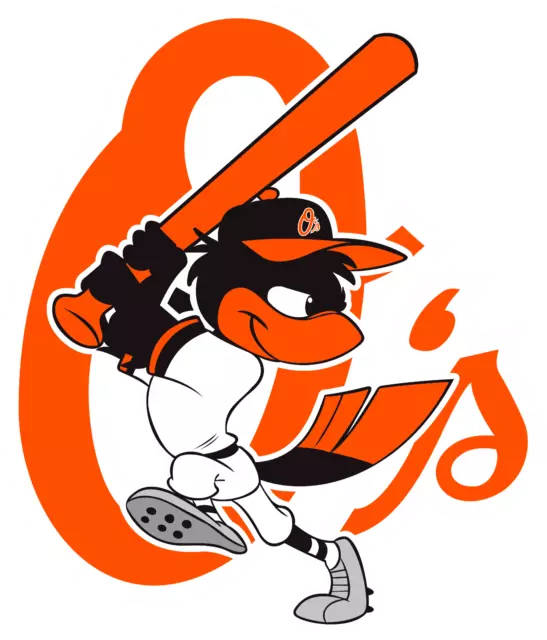 Baltimore Orioles Sticker Logo Baseball Laptop Phone Decal Water Bottle ...