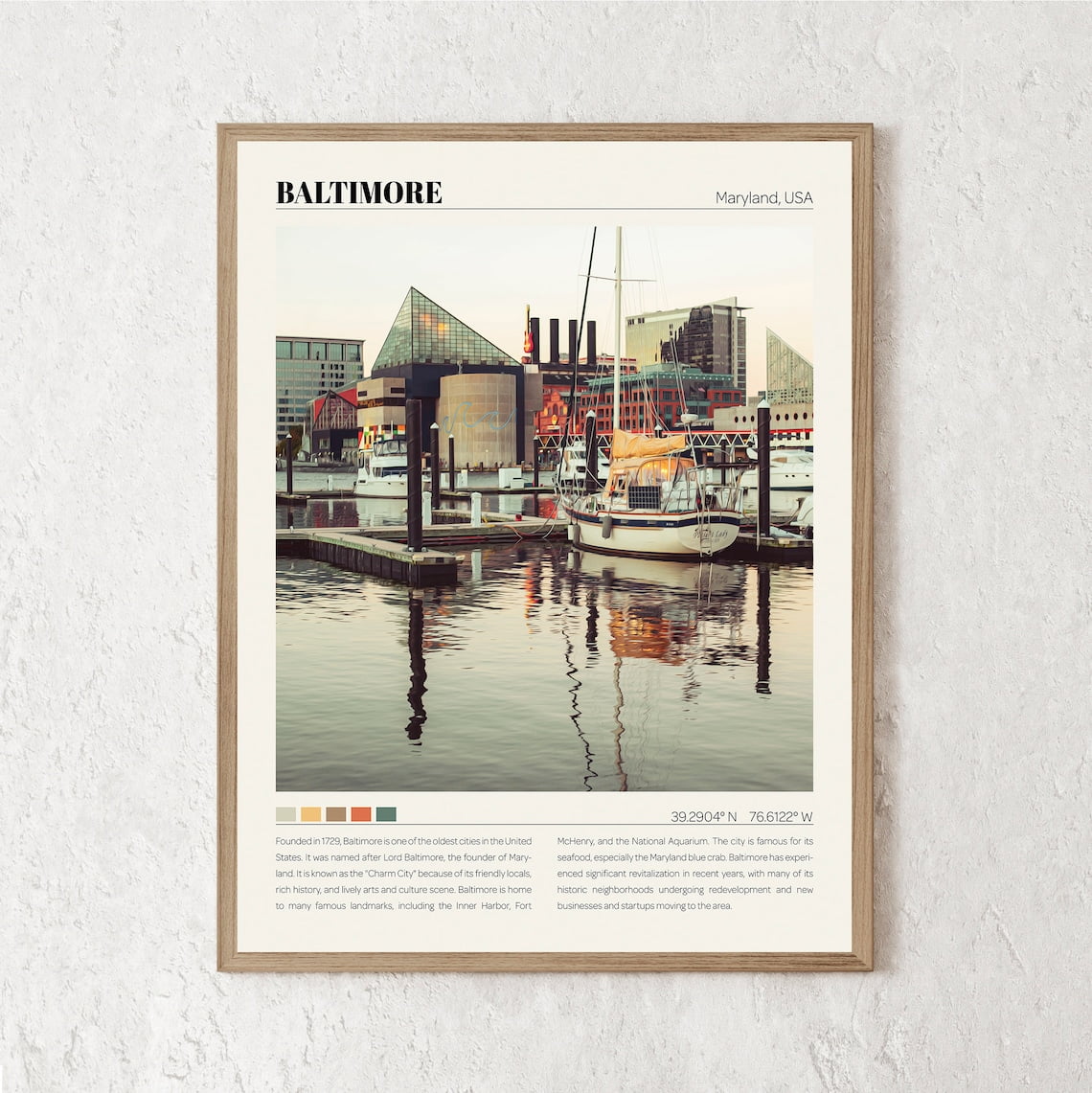 Baltimore Print, Baltimore Wall Art, Baltimore Poster, Baltimore Photo ...
