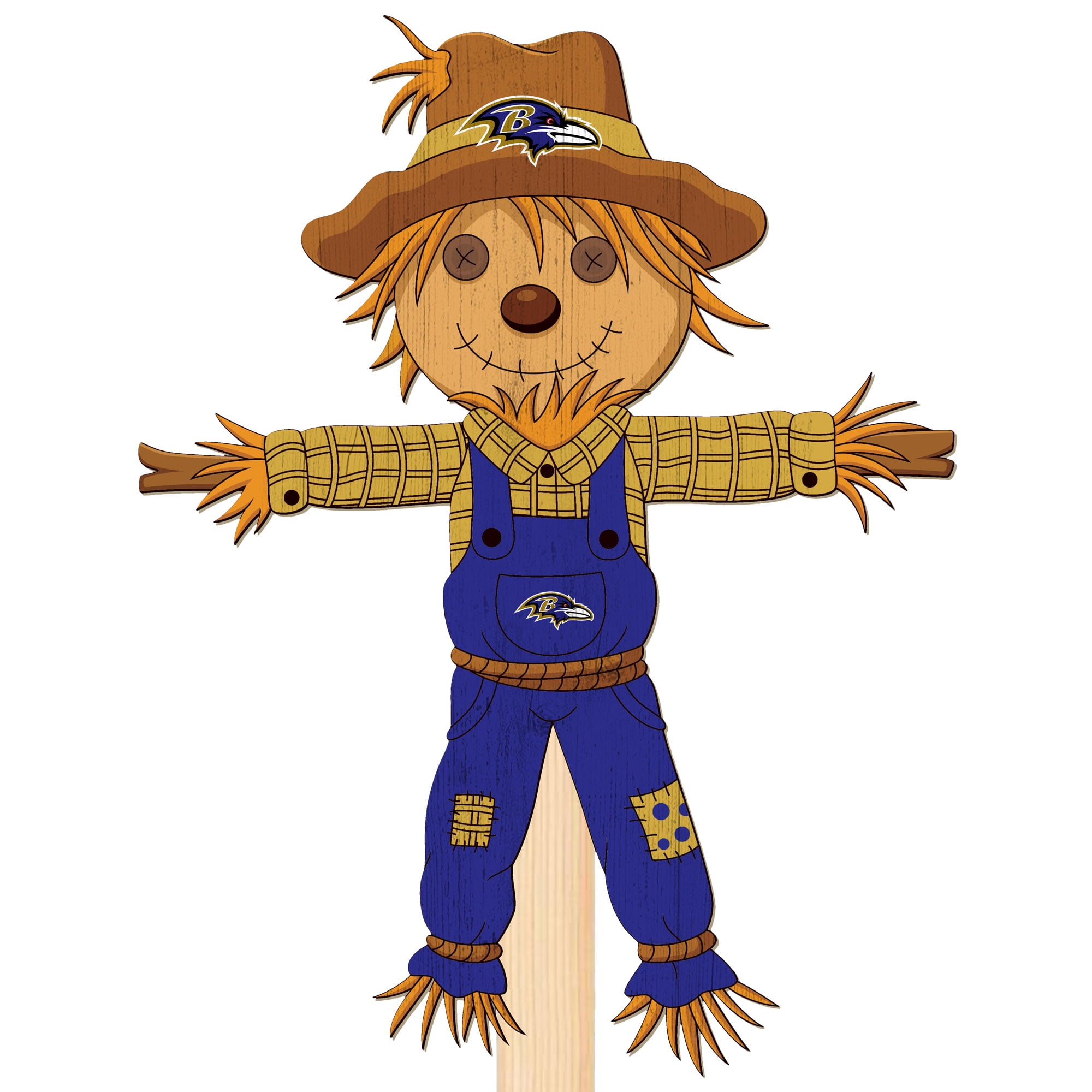 Baltimore Ravens 12" Scarecrow Yard Stake - Walmart.com