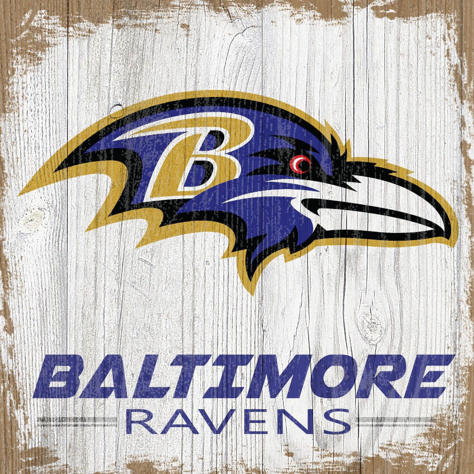 Baltimore Ravens 6'' x 6'' Team Logo Block - Walmart.com