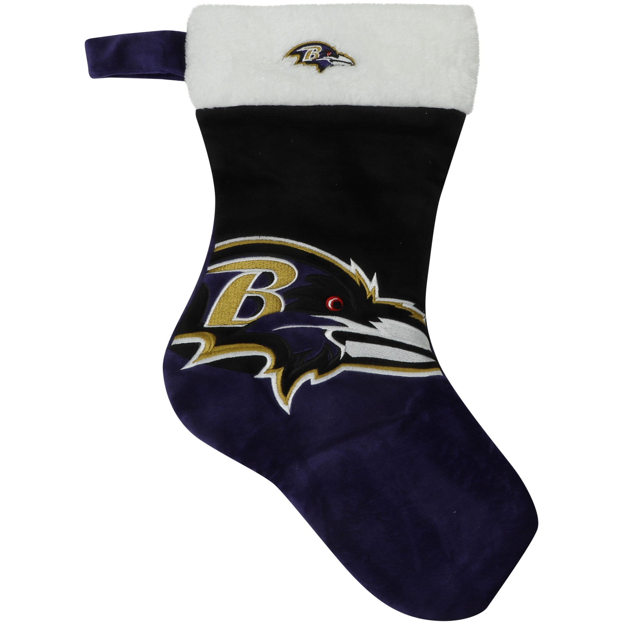 Baltimore Ravens Basic Holiday Stocking - Walmart.com
