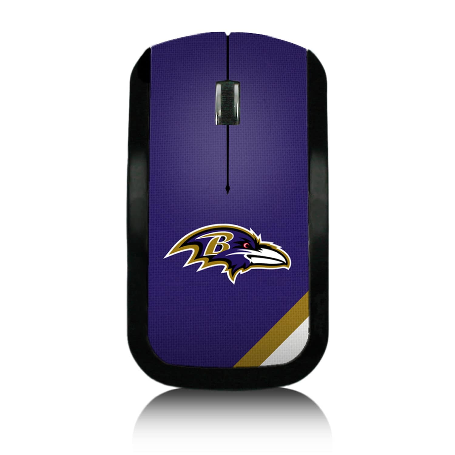 Baltimore Ravens Diagonal Stripe Wireless Mouse - Walmart.com