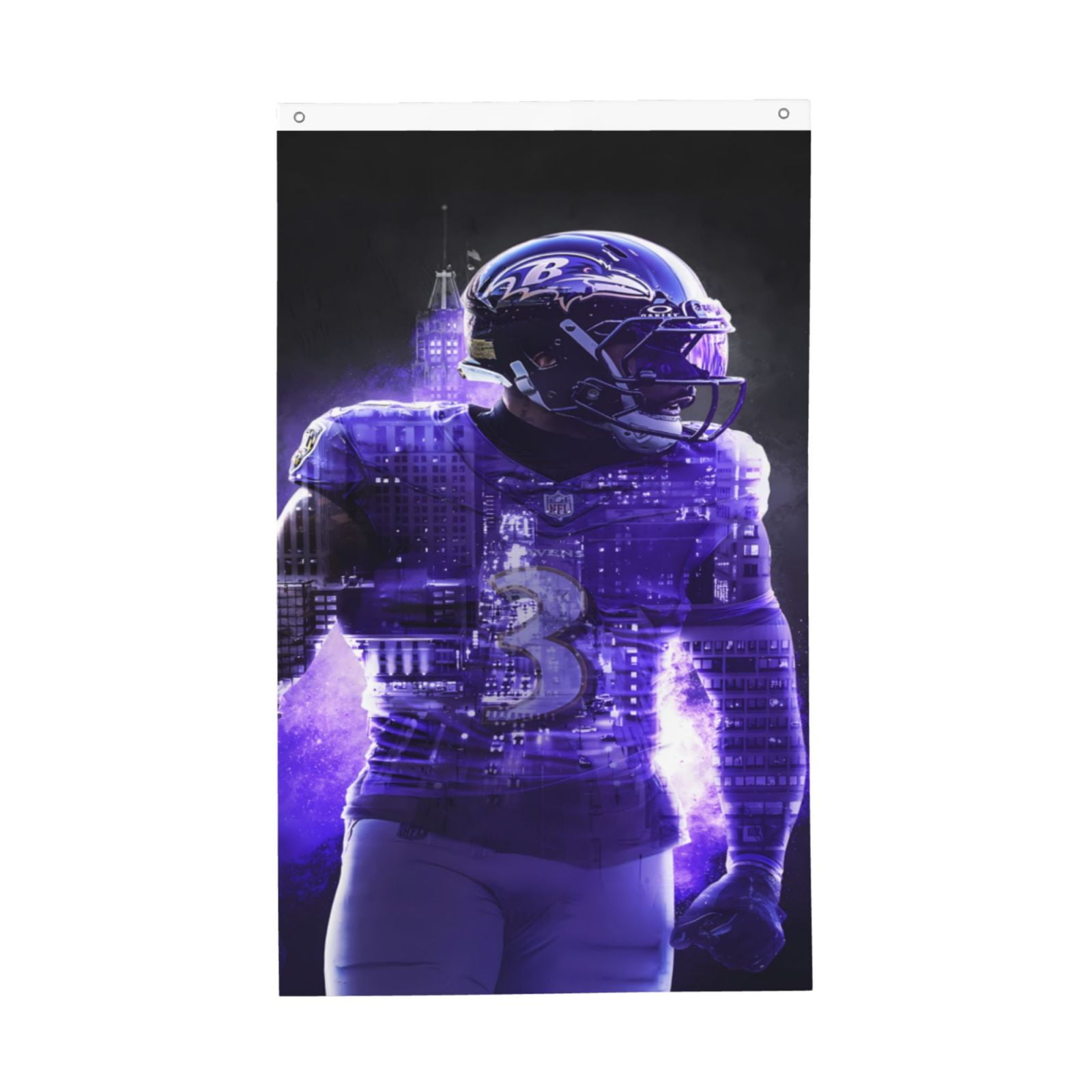 Ravens Double Sided Outdoor Decorative Flag Support Flag Indoor Outdoor ...