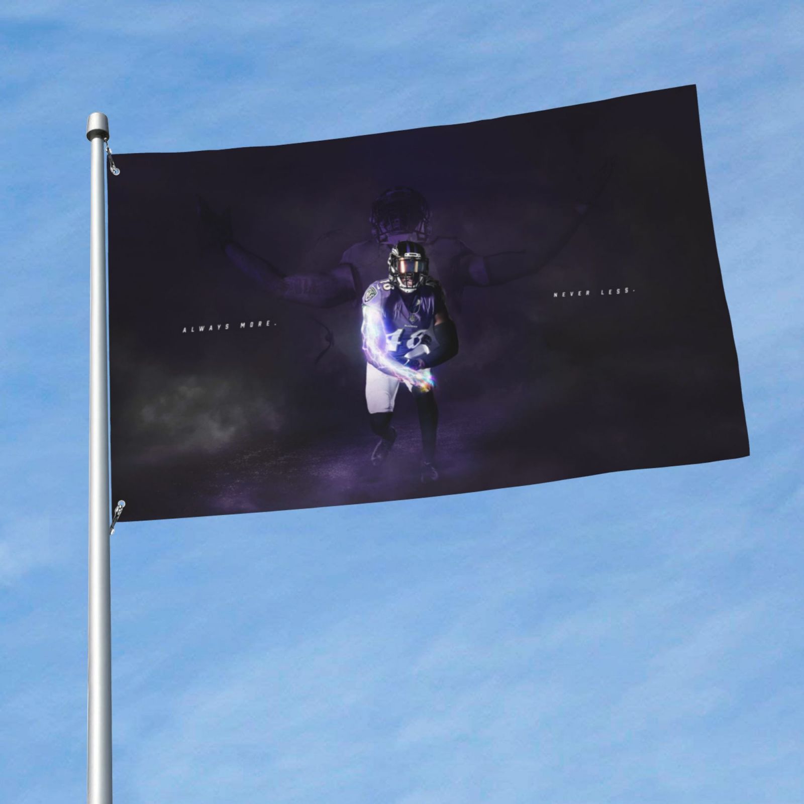 Ravens Double Sided Outdoor Decorative Flag Support Flag Indoor Outdoor ...