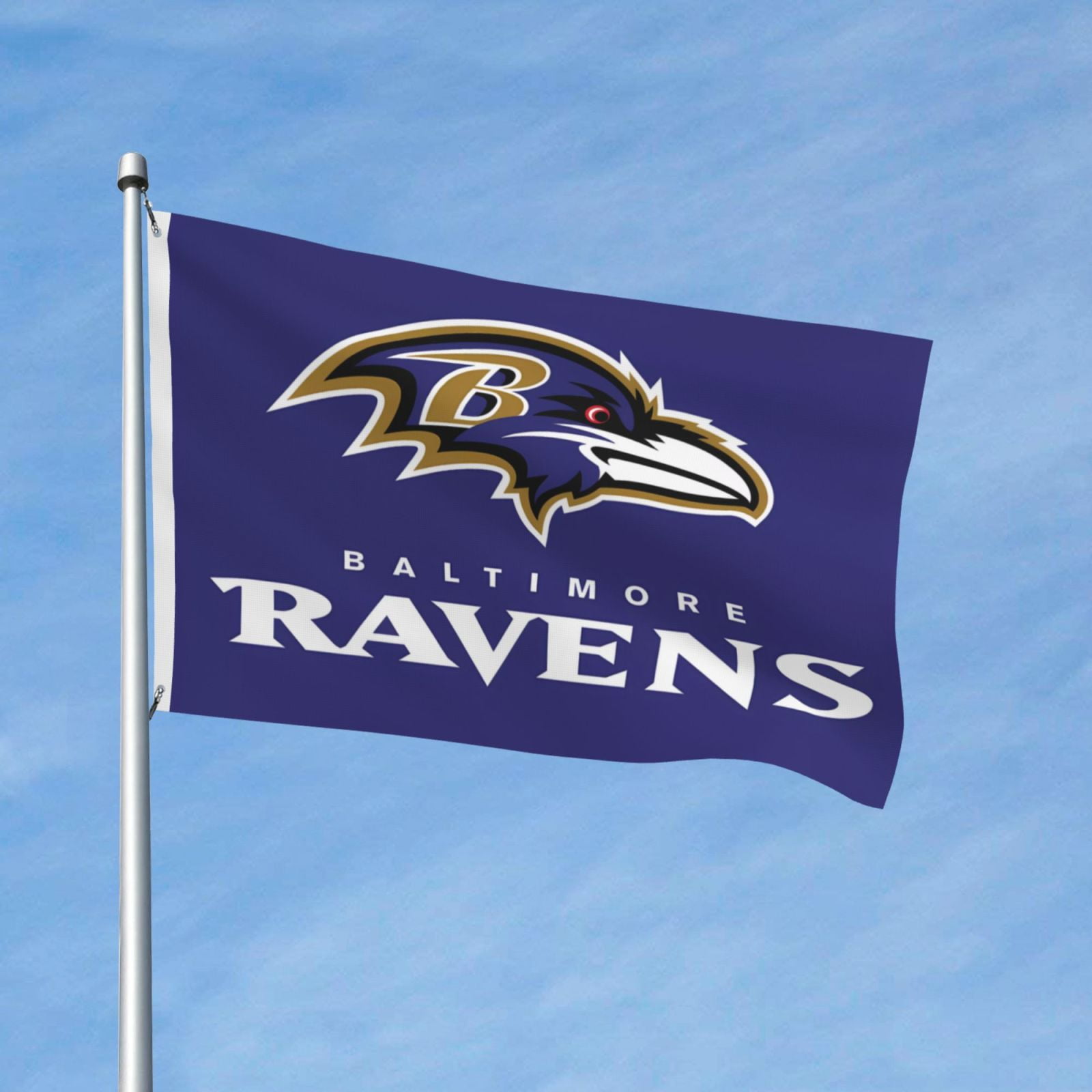 Ravens Double Sided Outdoor Decorative Flag Support Flag Personalized ...