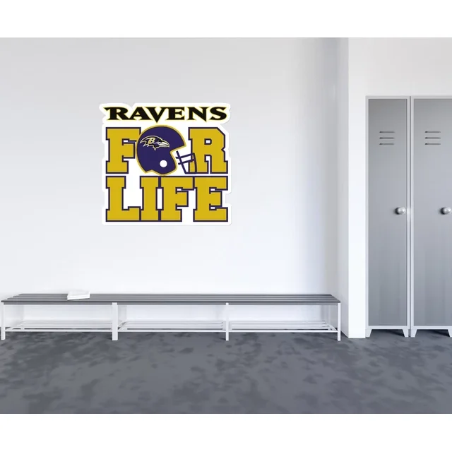 Baltimore Ravens For Life Football Sport Sticker Wall Decor Phone Decal ...