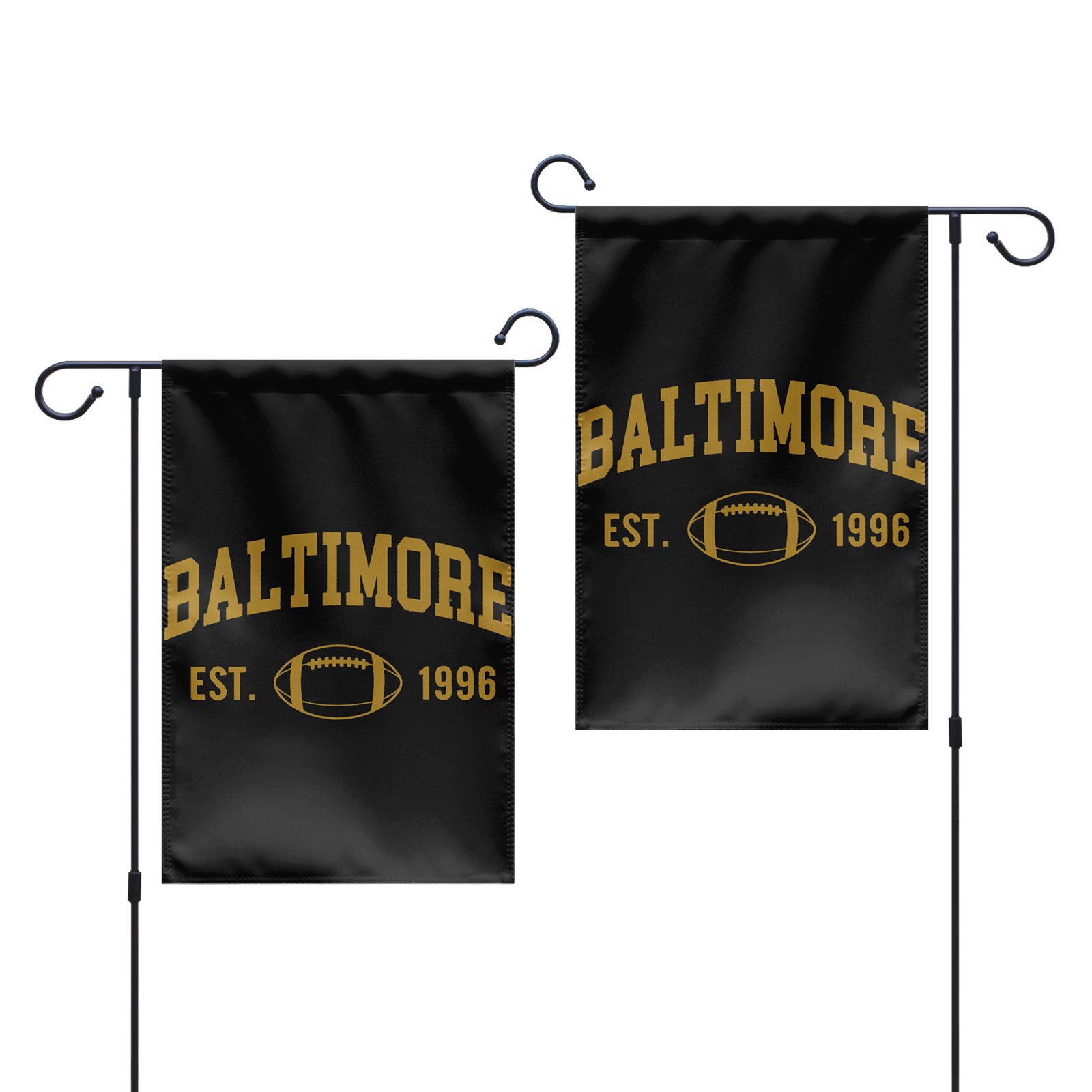 Baltimore_Ravens Garden Flag 28*40IN Porch Patio Lawn Seasonal Outside ...