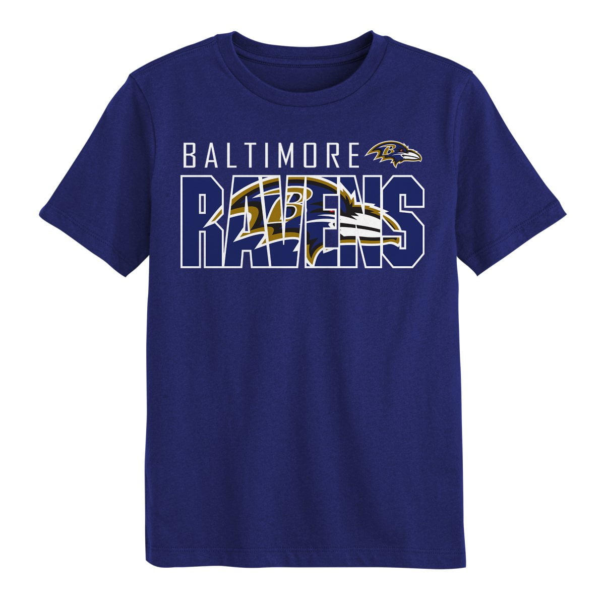 Baltimore Ravens NFL Boys Team Color Tee - Walmart.com