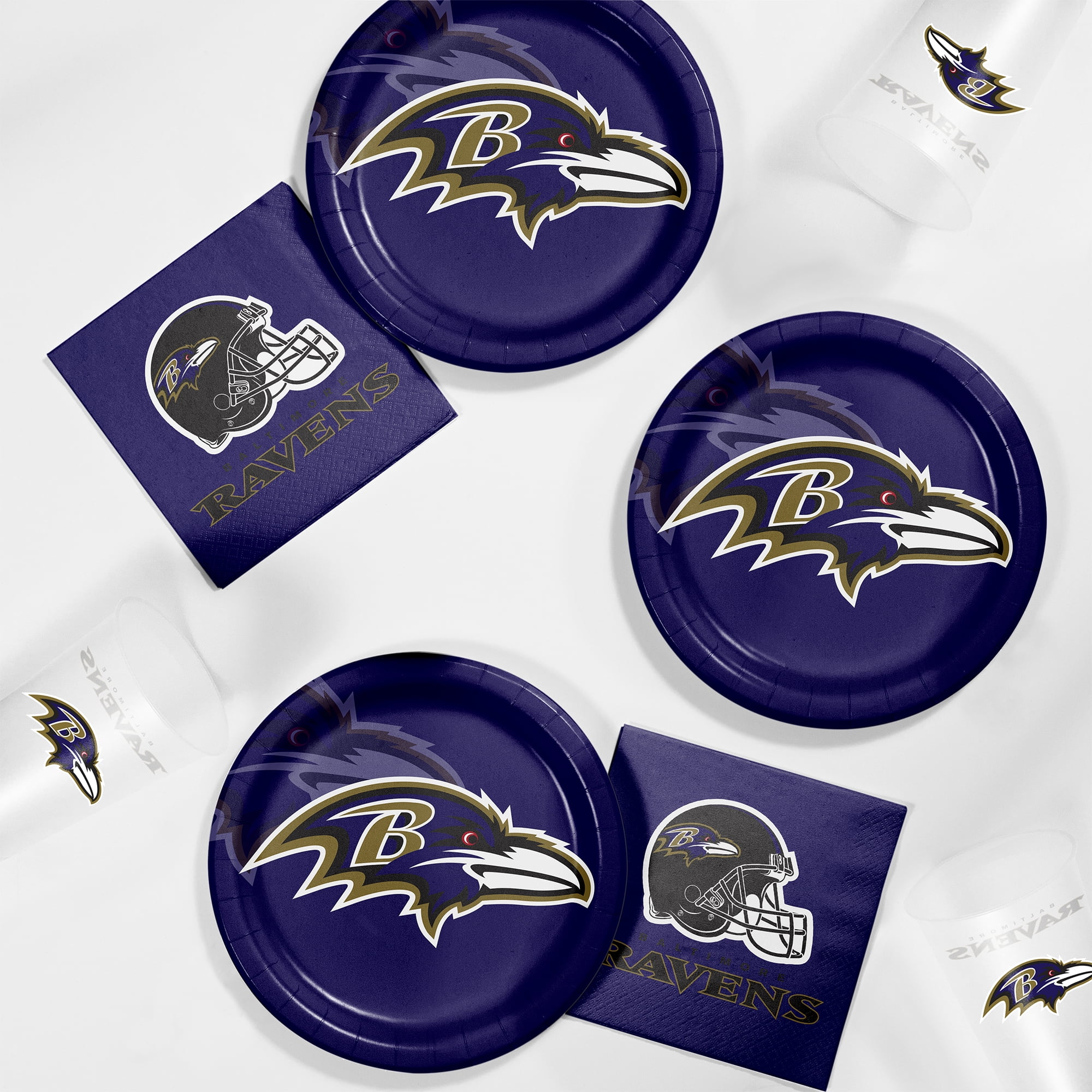 Baltimore Ravens Tailgating Kit - Party Supplies - Walmart.com