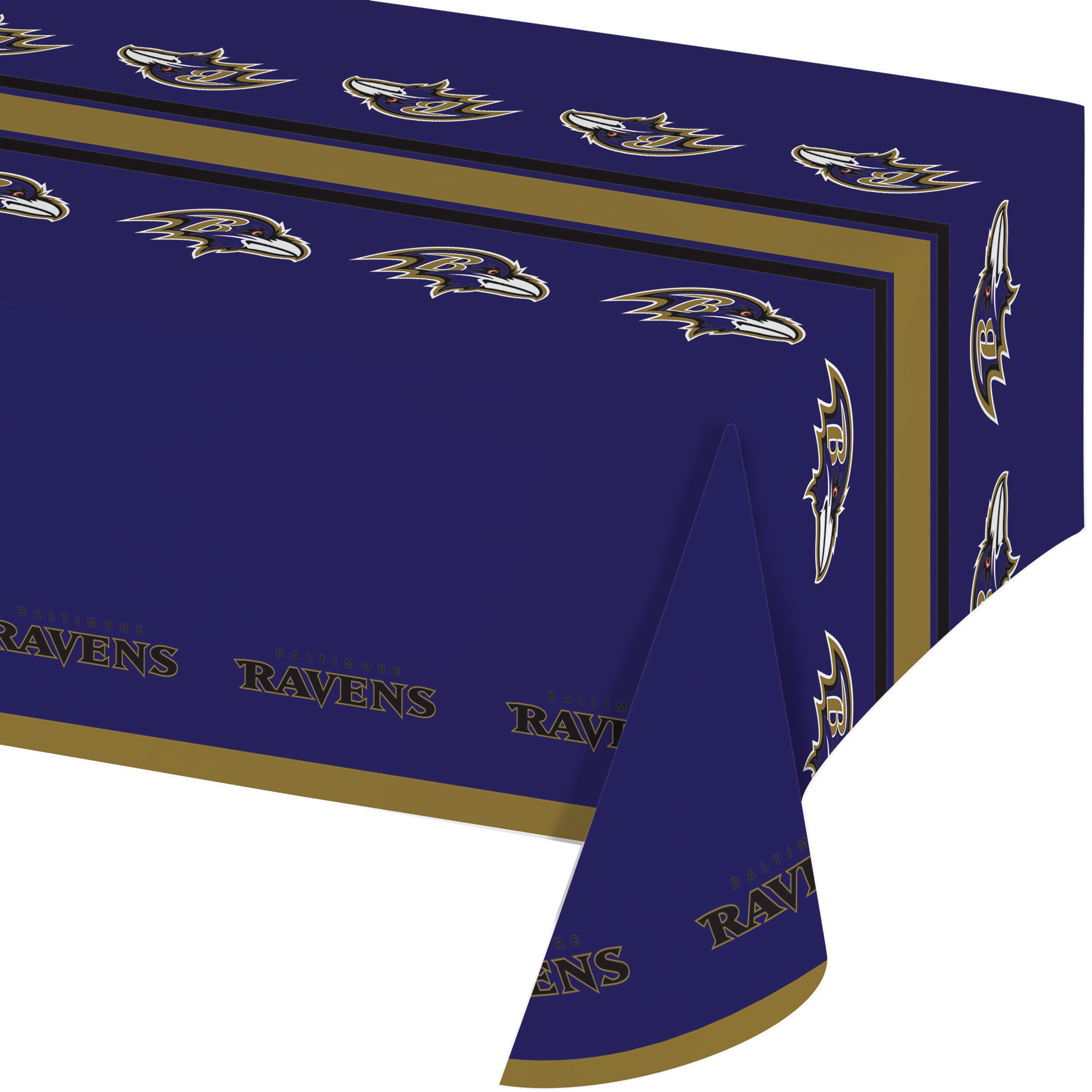 Baltimore Ravens Plastic Tablecloths, 3 Count - Walmart.com