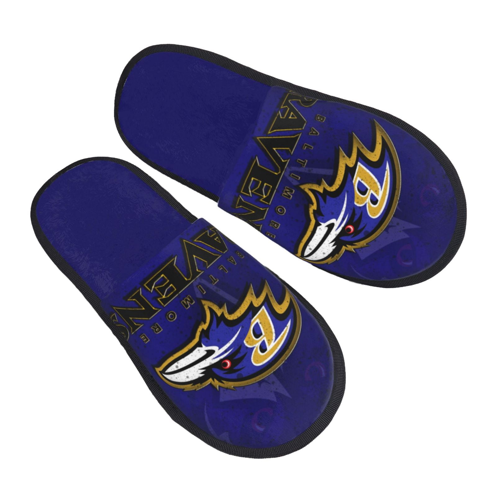 Baltimore_Ravens Plush Slippers for Men Women Soft Lightweight House ...