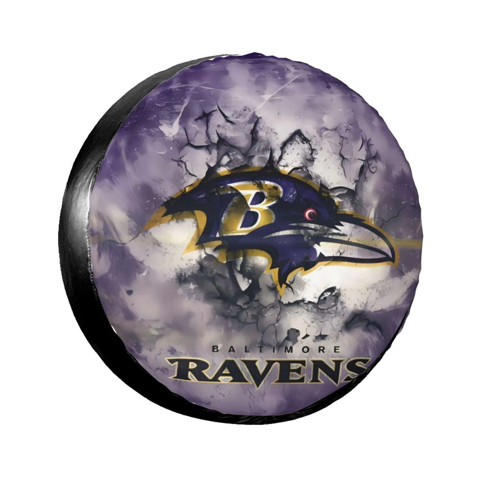 Baltimore Ravens Spare Tire Cover Weatherproof Universal Wheel