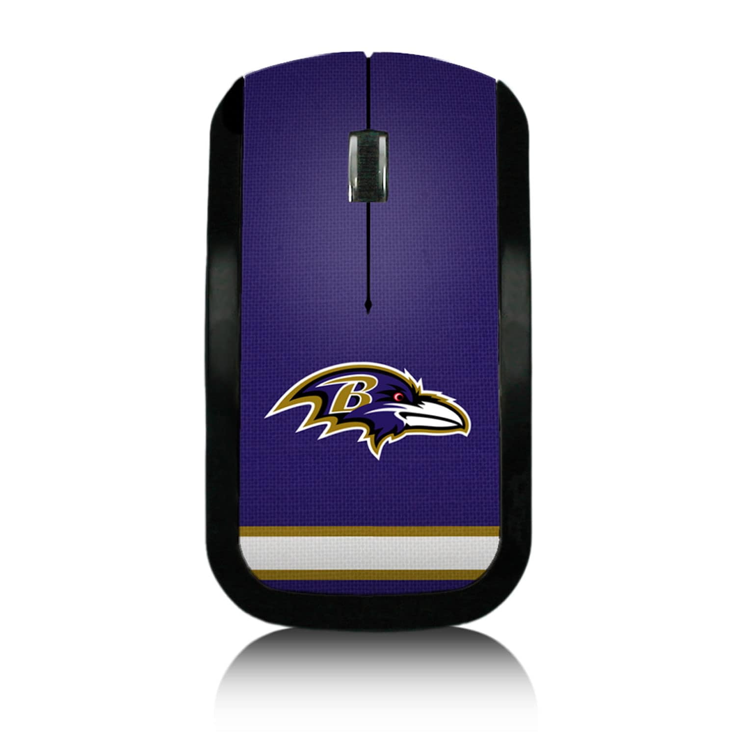 Keyscaper Baltimore Ravens Stripe Wireless Laptop Mouse, Computer Mice ...