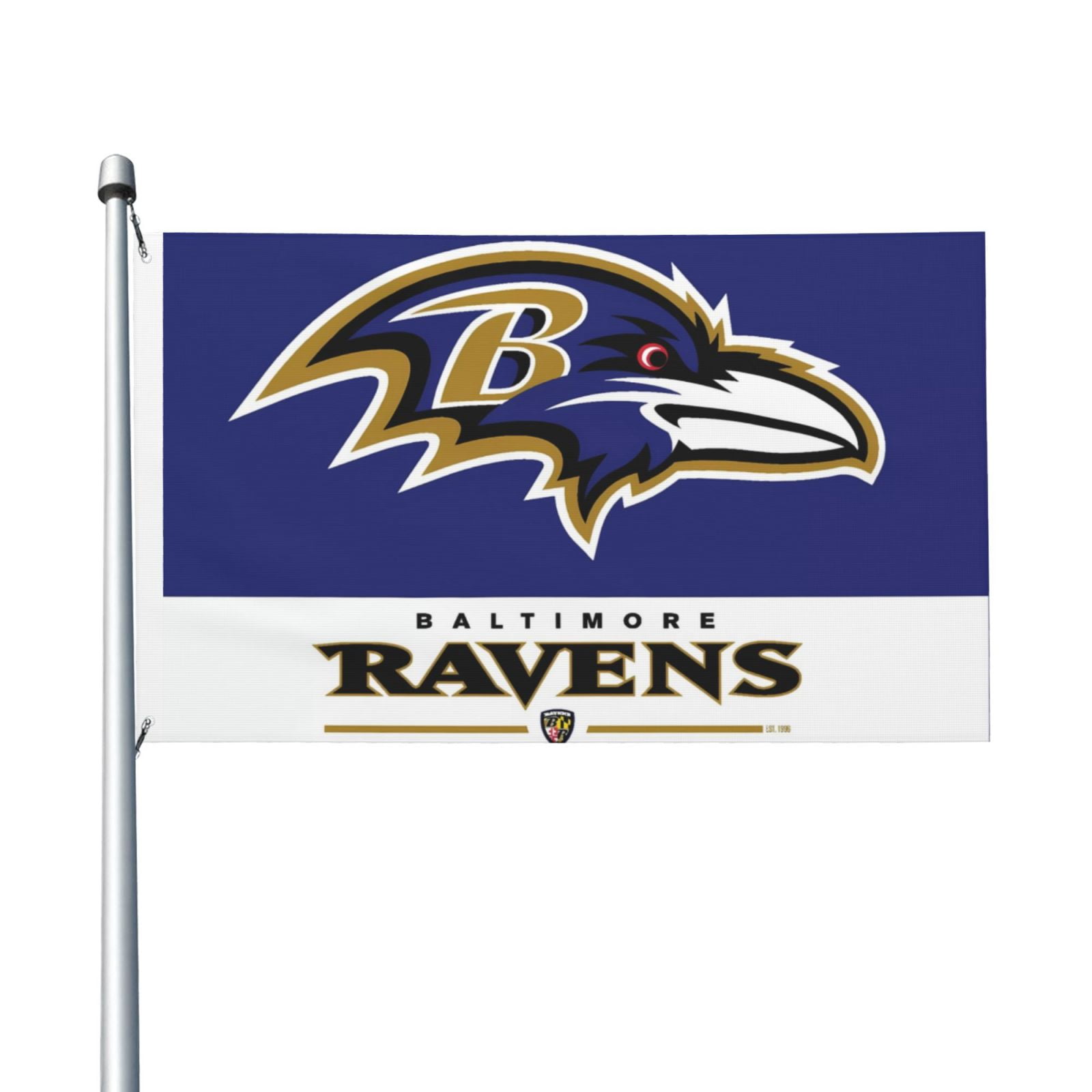 Ravens Football Support Flag Double Sided Outdoor Decorative Flag 2x3ft ...