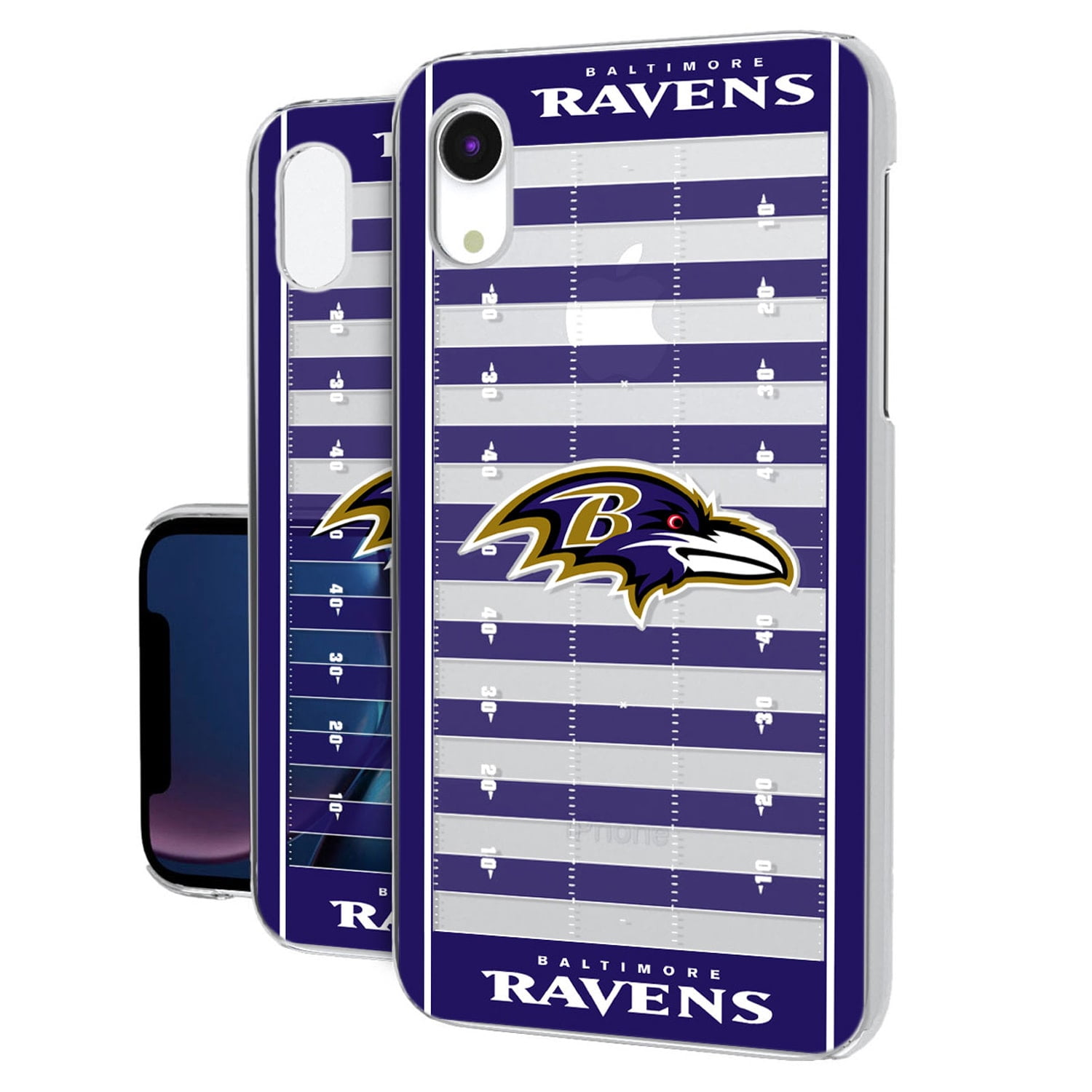 Baltimore Ravens iPhone Clear Field Design Case - Walmart.com