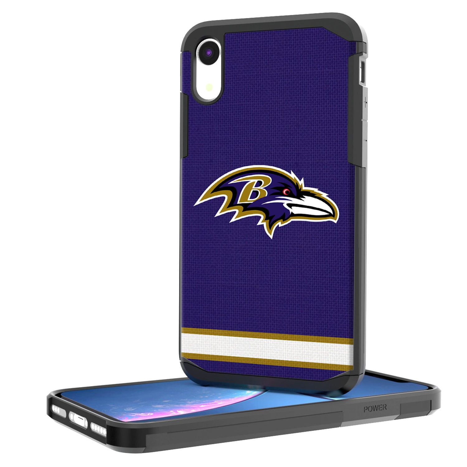 Baltimore Ravens iPhone Rugged Stripe Design Case - Walmart.com