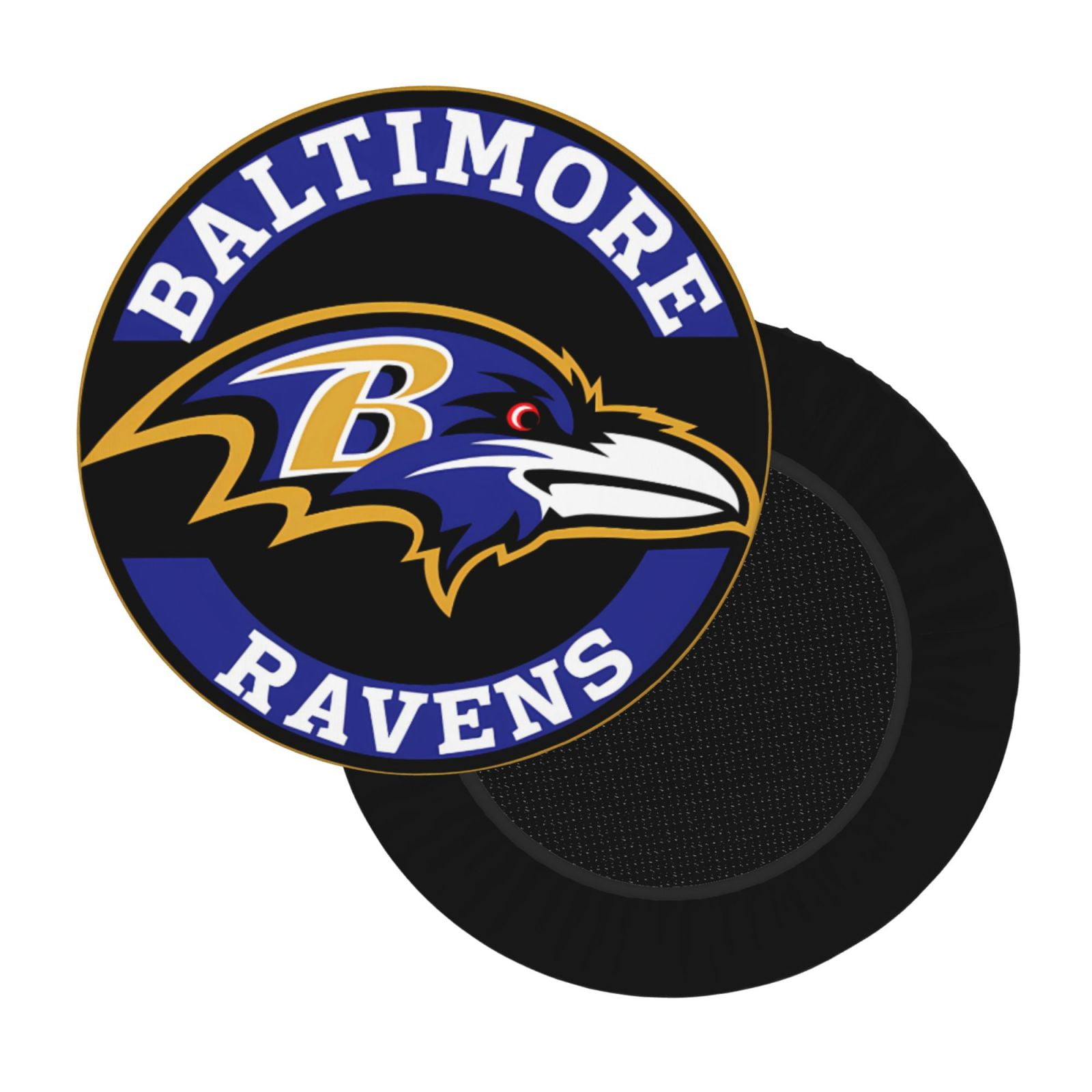 Baltimore Round Bar Chair Cushion Cover, Football Team Fan Theme ...