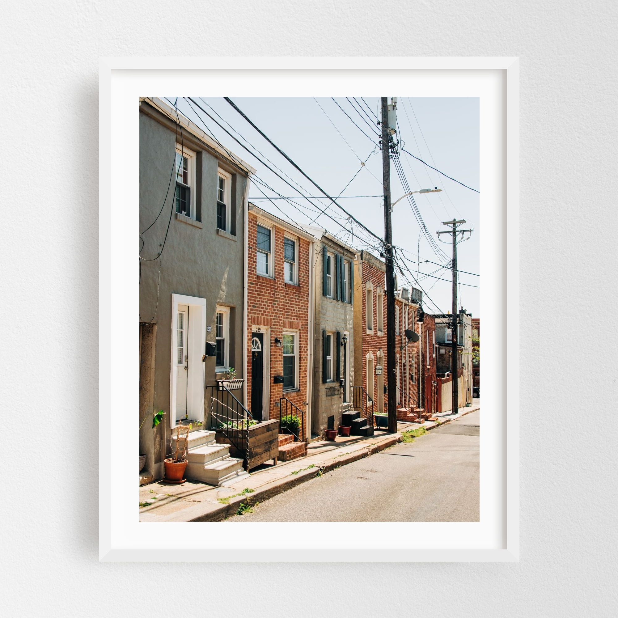 Baltimore Rowhouses 01 - Baltimore Maryland Photography Street ...
