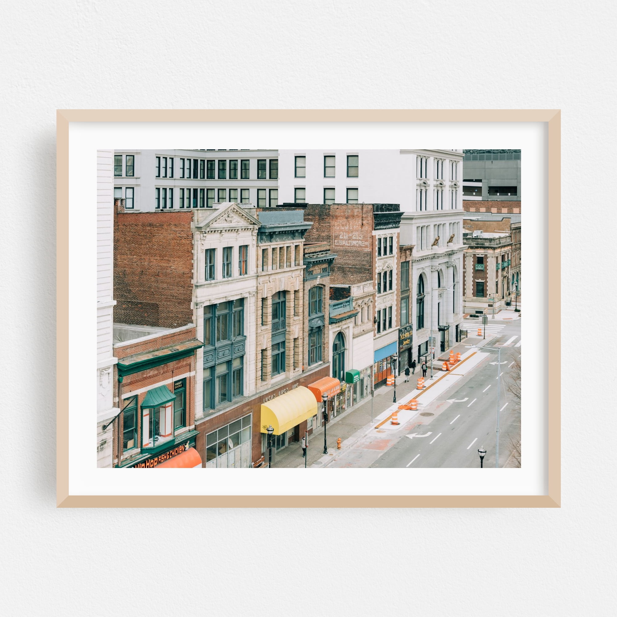 Baltimore Street - Baltimore Maryland Photography Architecture ...