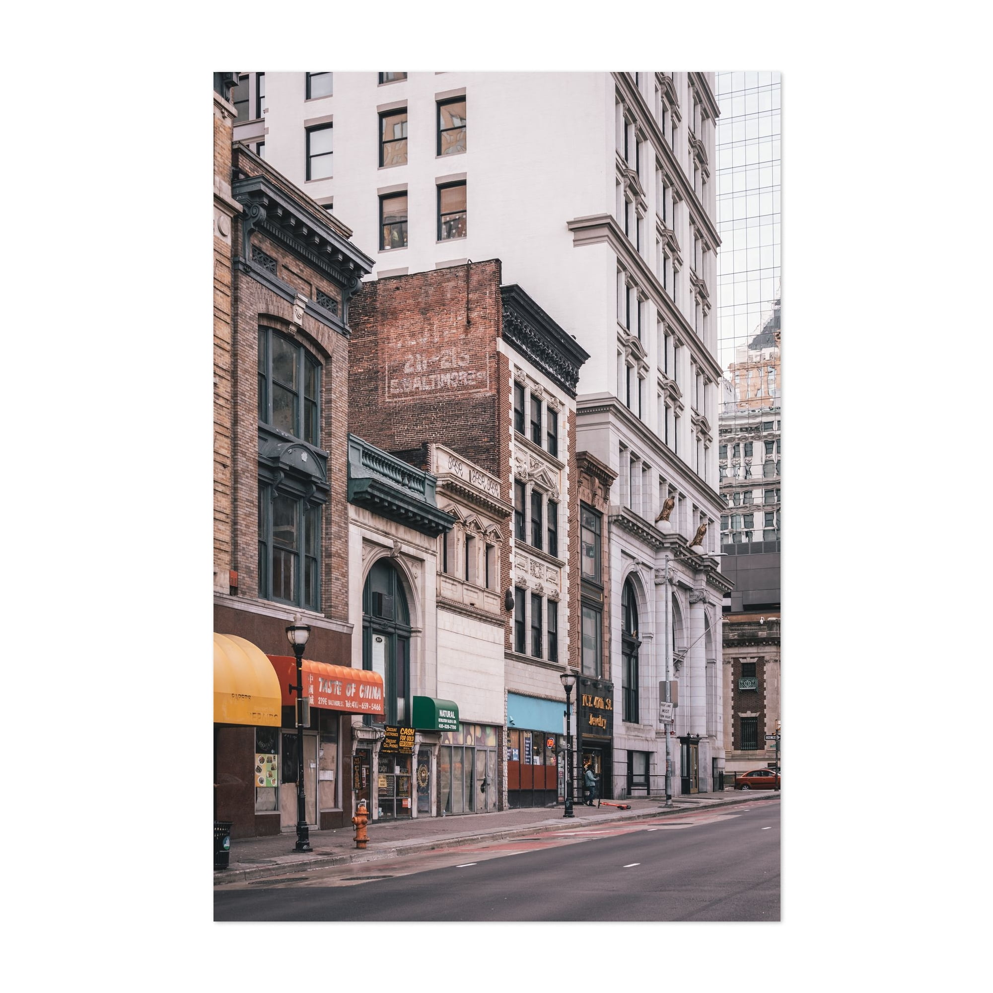 Baltimore Street, Downtown - Baltimore Maryland Photography City ...