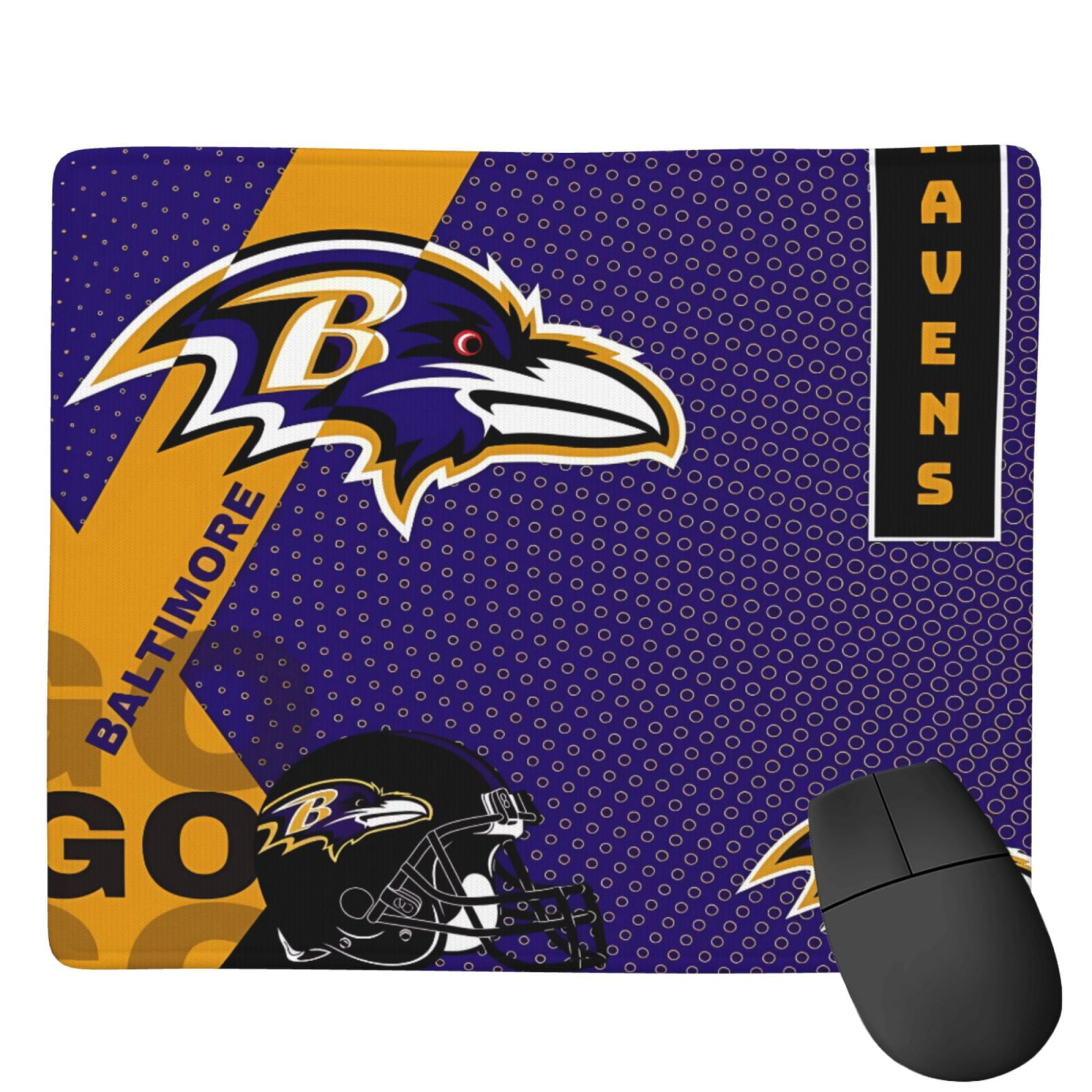 Baltimore Team Anti-Slip Rubber Mouse Pad 7x9in Precision Lock Edge ...