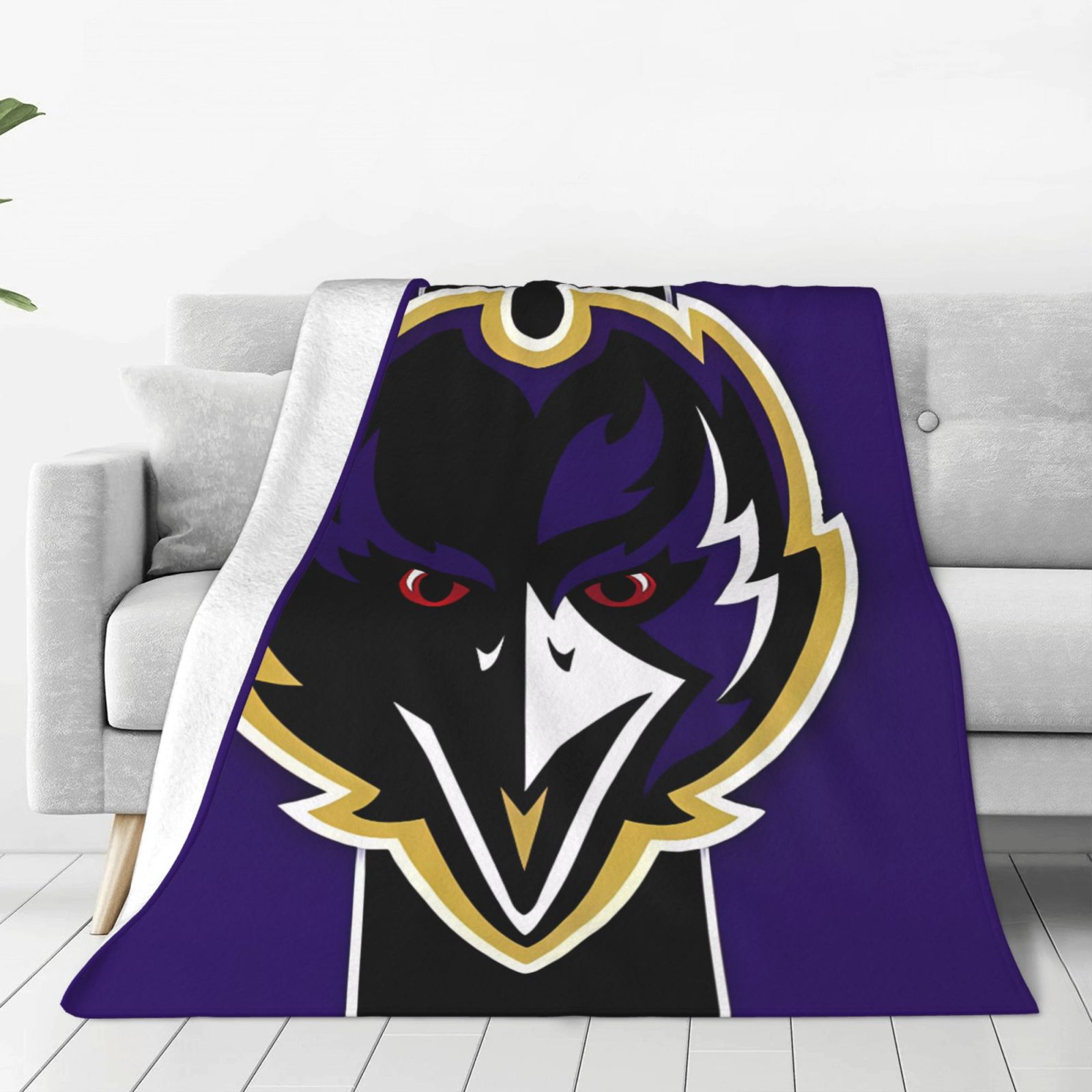 Baltimore Team Blanket Football Team Custom , Super Soft And Cozy ...