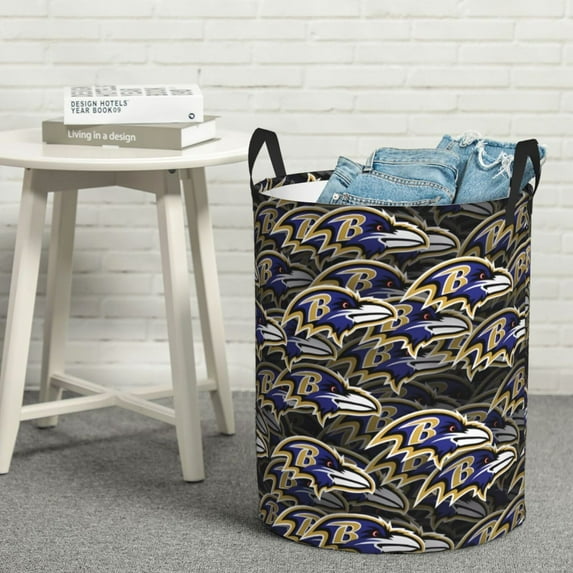 Baltimore Team Print Circular Hamper Basket,Storage Basket,Round ...