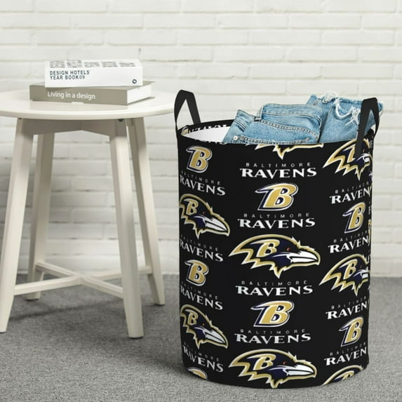 Baltimore Team Print Circular Hamper Basket,Storage Basket,Round ...