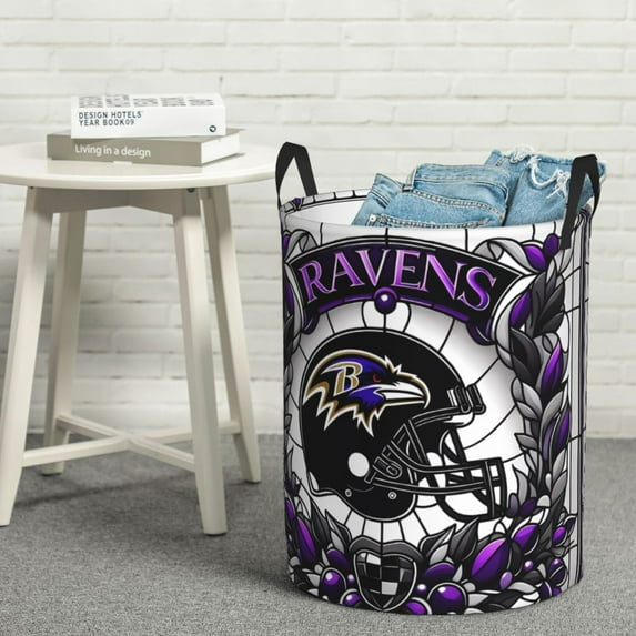 Baltimore Team Print Circular Hamper Basket,Storage Basket,Round ...