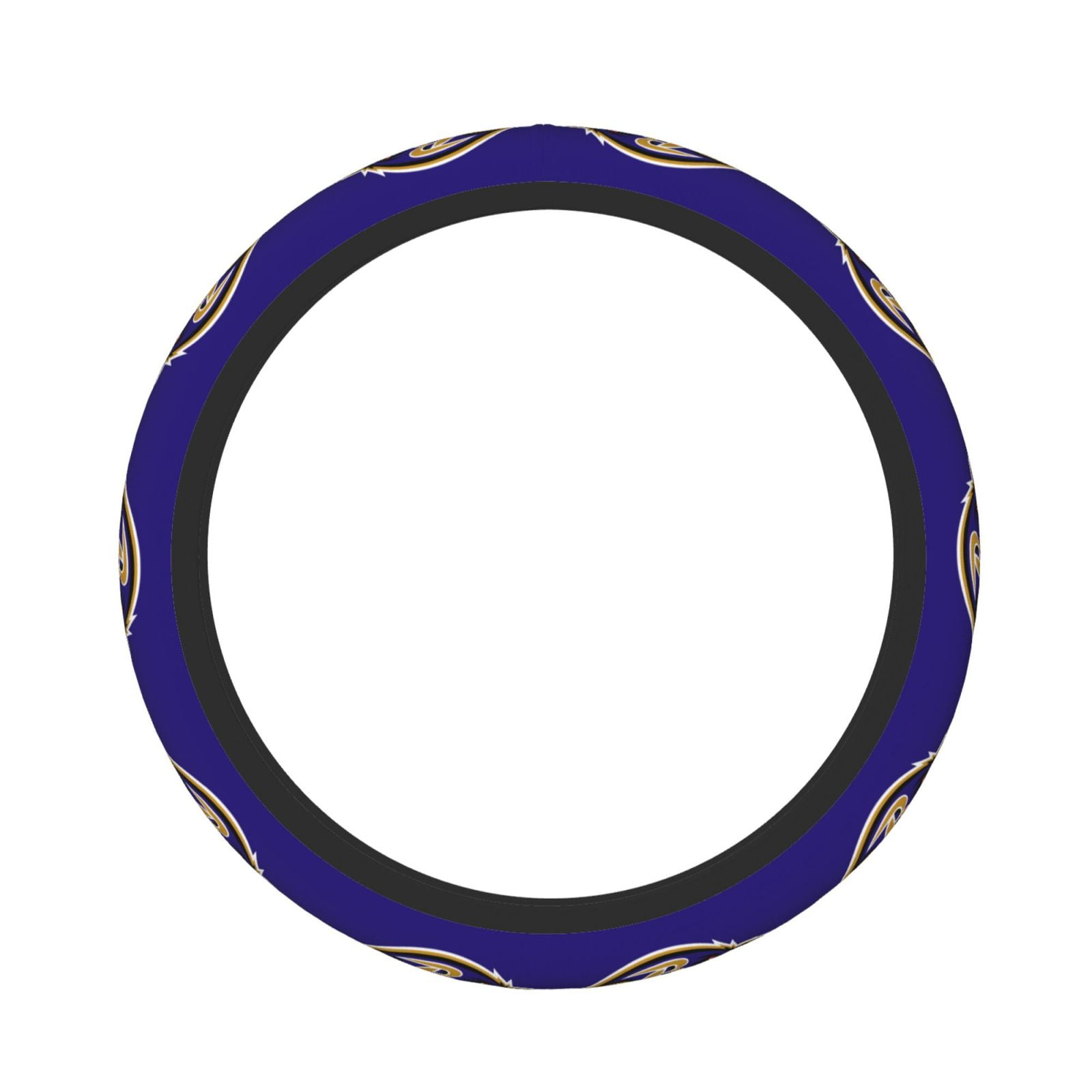 Baltimore Team Round Elastic Steering Wheel Cover, Non-Slip And Anti ...