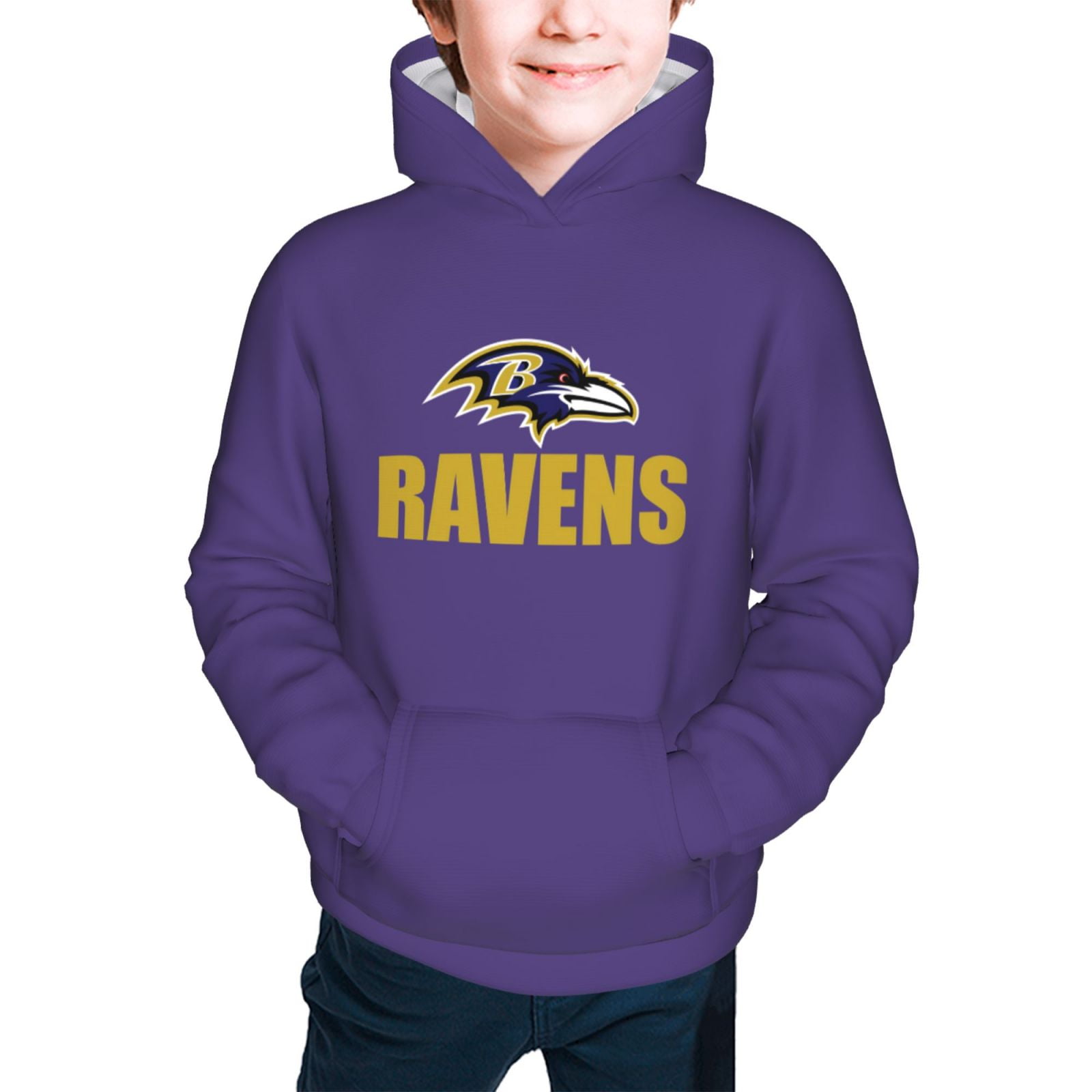 Baltimore Team Youth Fans Hoodie Long Sleeve Sweatshirt American ...