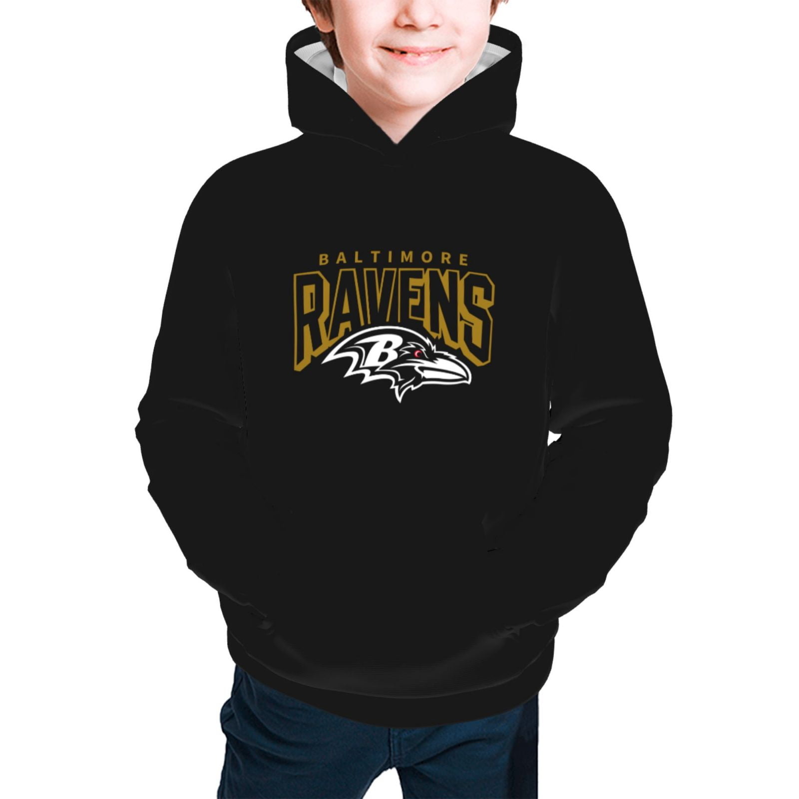 Baltimore Team Youth Fans Hoodie Long Sleeve Sweatshirt American ...