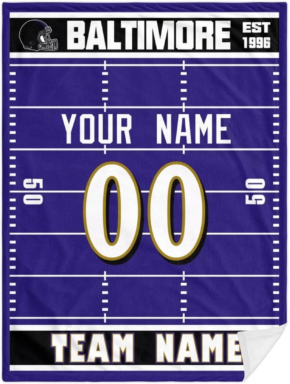 Baltimore Throw Blanket Personalized for Men Women Youth Gifts ...
