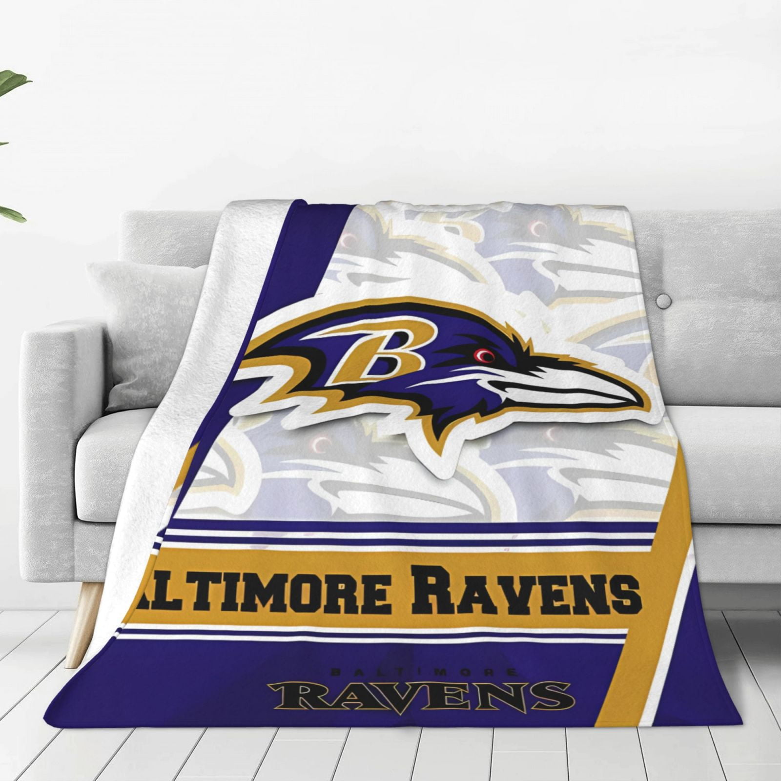 Baltimore Ultra-Soft Micro Fleece Throw Blanket Anti Allergic Warm ...