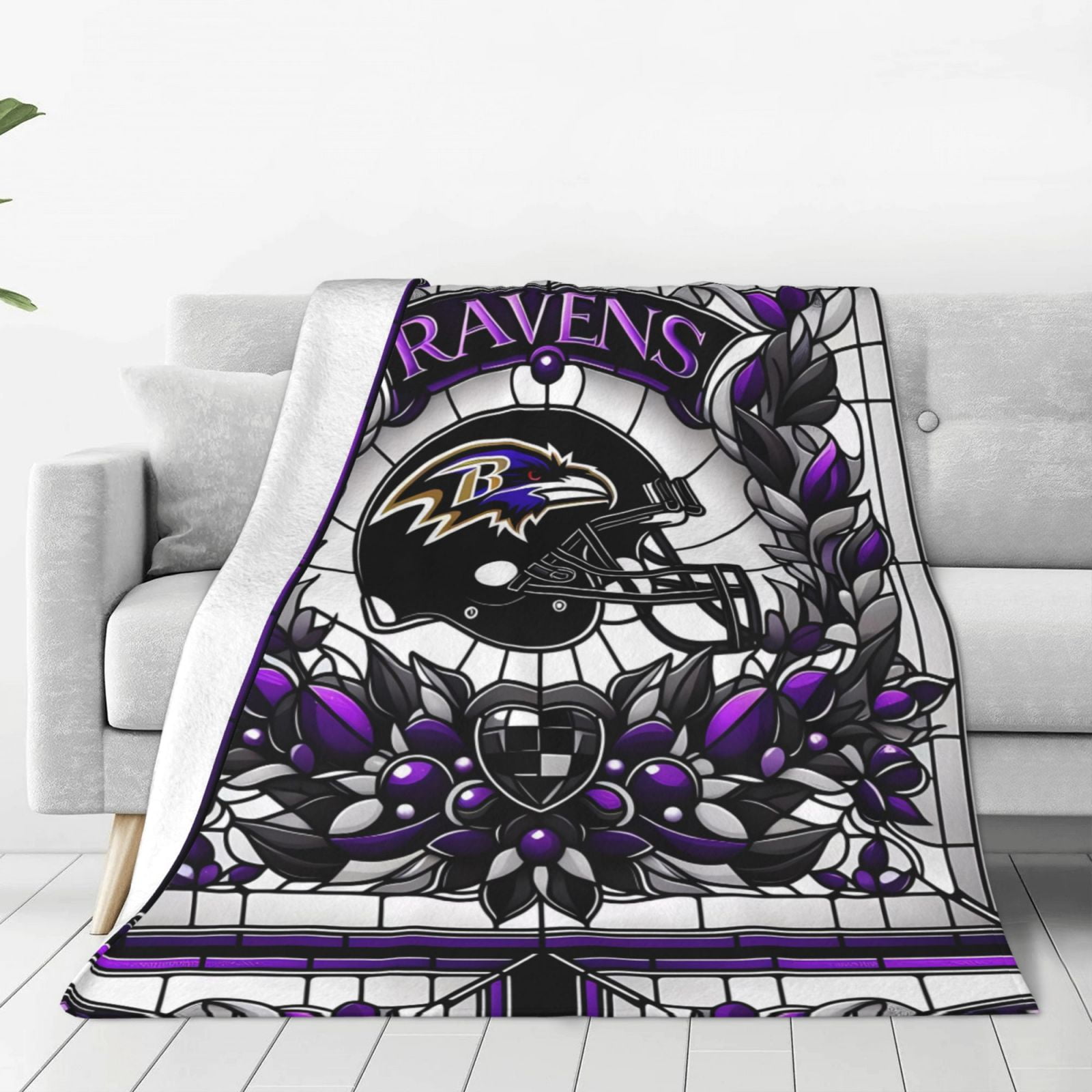 Baltimore Ultra-Soft Micro Fleece Throw Blanket Anti Allergic Warm ...