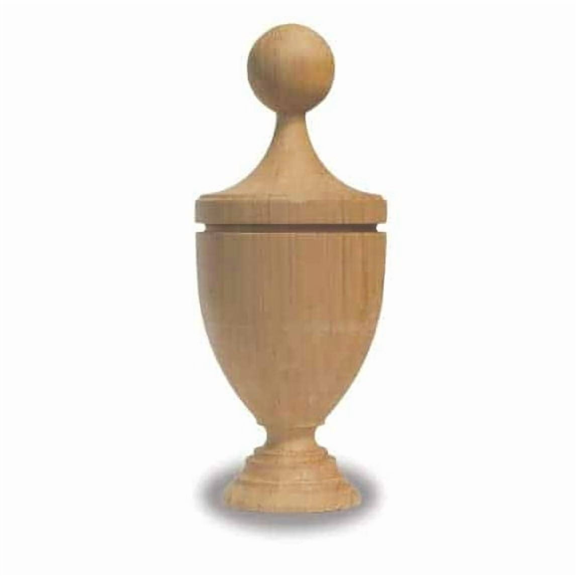Baltimore Wood Finial, Western Red Cedar – Decorative Post Cap for 4x4 ...