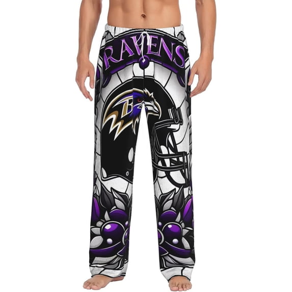 Baltimore adult men's flannel pajama pants, men's thermal pajama pants ...