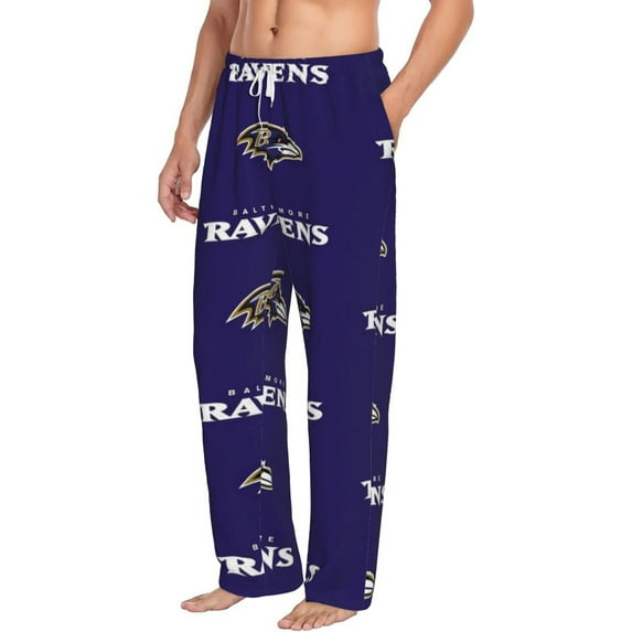 Baltimore team men's flannel pajama pants, 240g, adult casual home wear ...