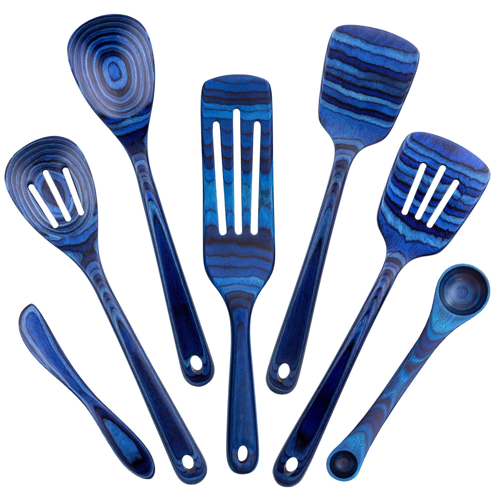 Baltique Malta Collection 7 Piece Cooking Utensil Set, Safe for ...